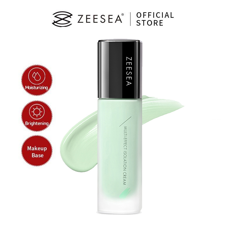 ZEESEA Face Primer Cream Blur Pore Color Corrector Makeup Base Moisturizing Brightening | Shopee ...