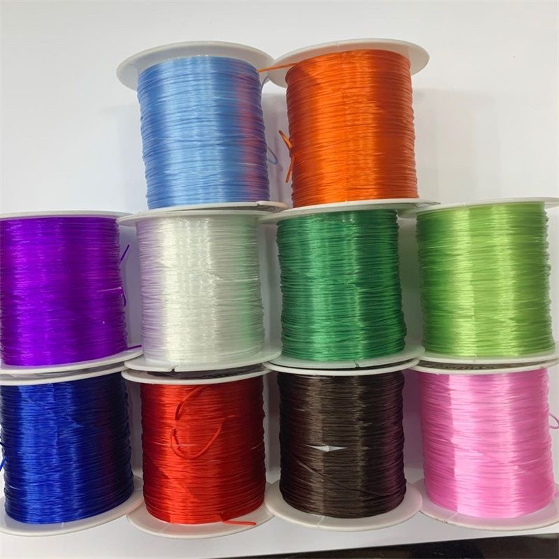 10 Pieces Set Colorful Elastic Thread DIY Bracelet Rubber Band Rope ...