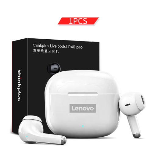 Lenovo Thinkplus LP40 Pro Wireless Bluetooth Earphones True TWS Earbuds Bluetooth5.0 Built-in ...