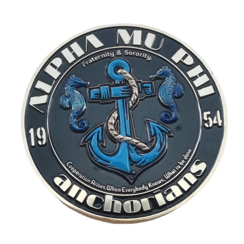 3D Design AMP Anchorians Car Emblem Red Adhesive Size 3 Inches | Shopee ...