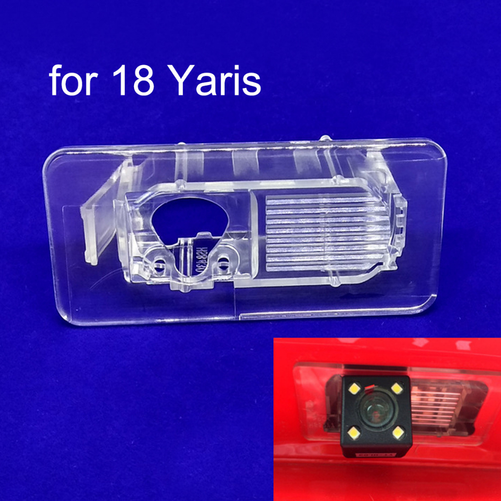 Car Rear View Camera Bracket License Plate Light Housing Mount Cover ...