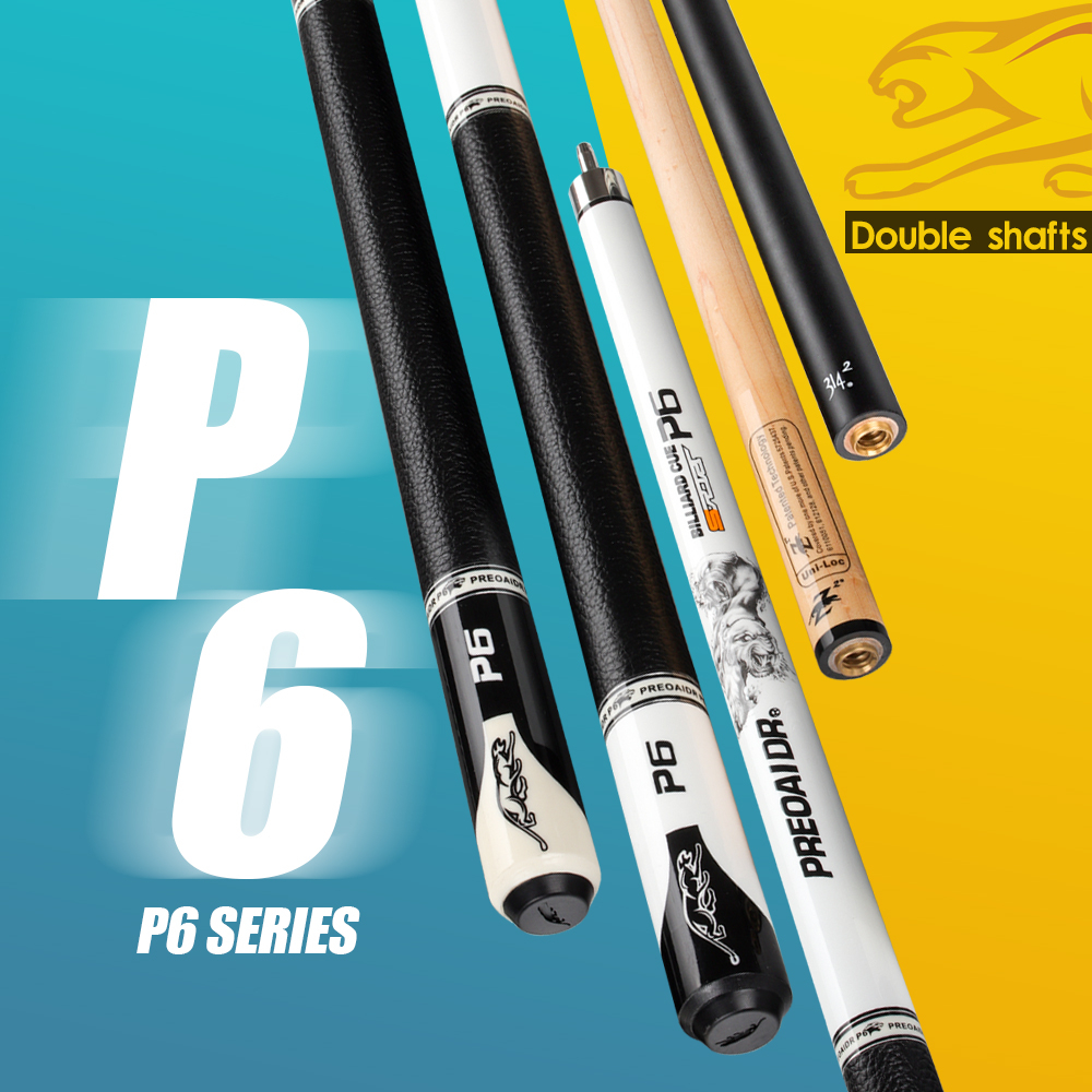 PREOAIDR 3142 P6 Pool Cue Stick Maple Shaft Billiard Cue 10/11.5/13mm ...
