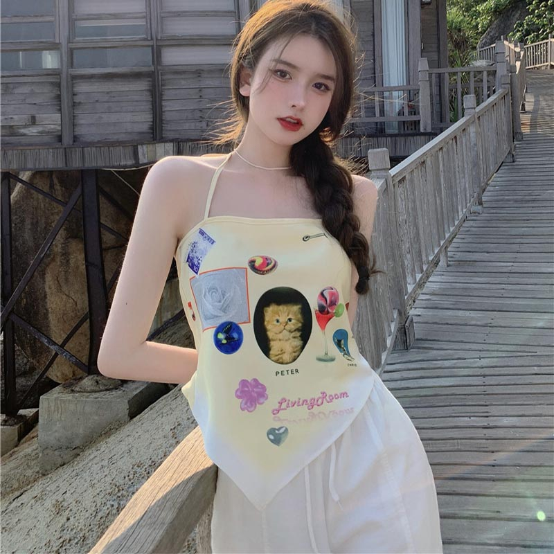 The suspender design is niche and wears a women's summer pure lust ...