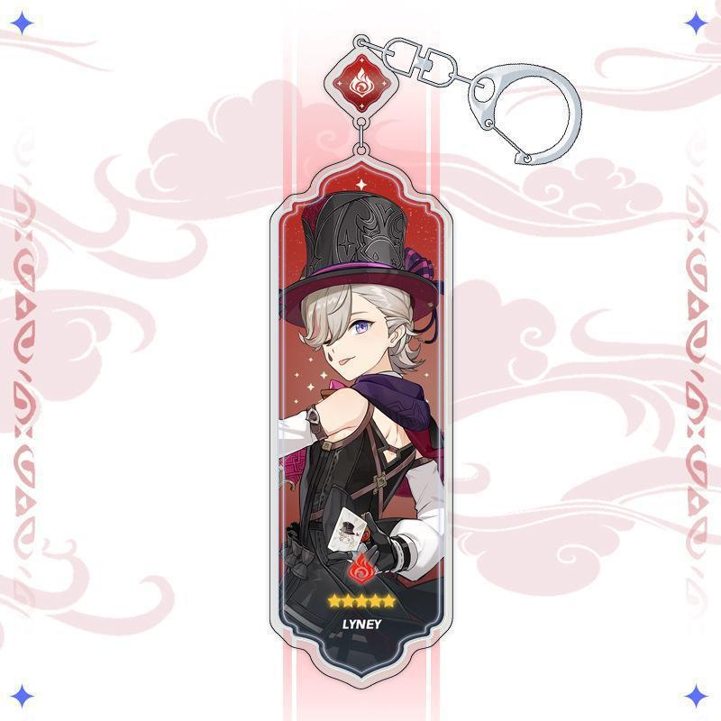 Genshin impact keychain long pendant Wriothesley Neuvillette genshin ...