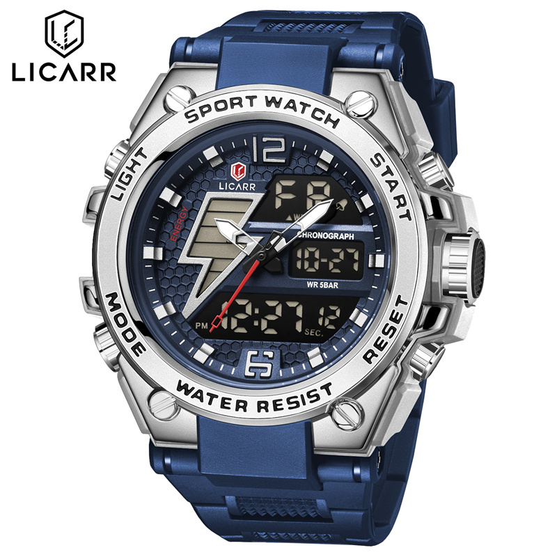 Men's Watches LICARR Brand Waterproof Digital Light Fashion Casual ...