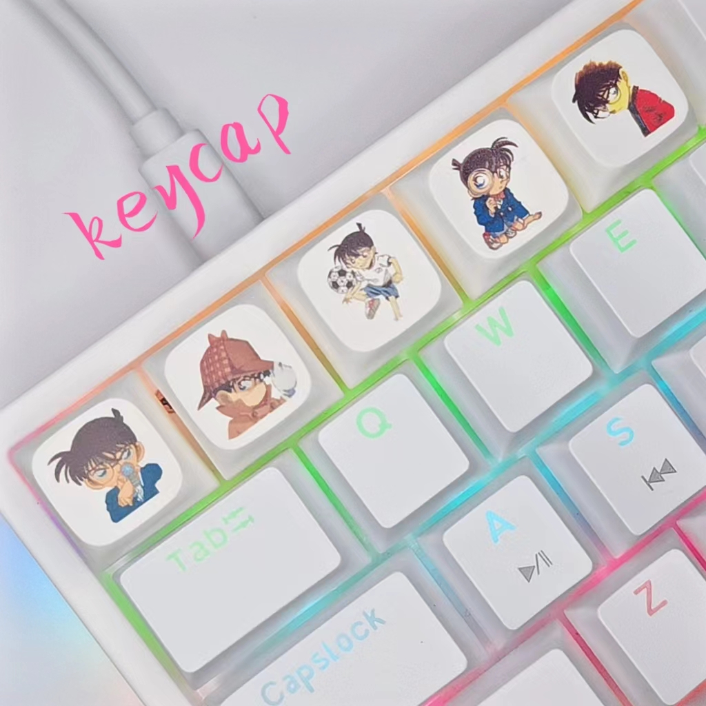 Detective CONAN XDA Keycap DETECTIVE CONAN Mechanical Keyboard Keycap ...