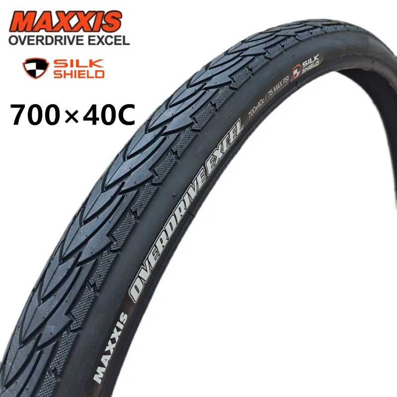 MAXXIS TREKKING OVERDRIVE EXCEL 700 x 40c Half-bald Travel Puncture ...