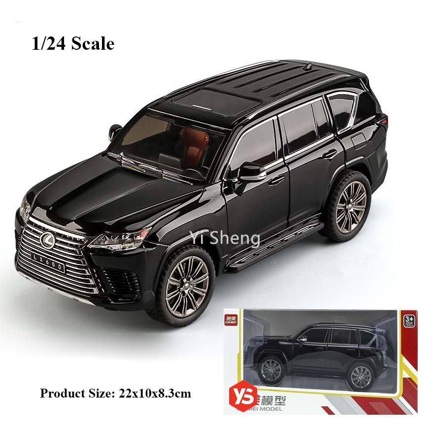1:24 Scale Diecast Lexus LX600 Alloy Car Model,Lights Up,Sounds,Open ...