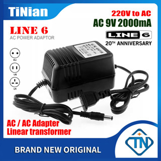 220VAC to AC/AC Adaptor 9VAC 2000mA for LINE 6 POD X3 XT LIVE Floor ...