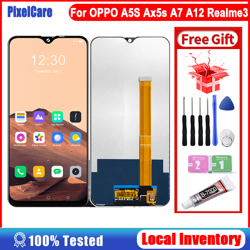 Pixelcare LCD With Frame For OPPO A5S Ax5s A7 A7n A11K A12 A12s Realme ...