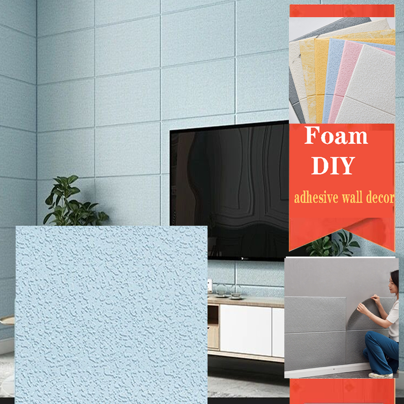 Wall Paper Adhesive Wall Decor 3D Wallpaper Waterproof Wall Panner ...