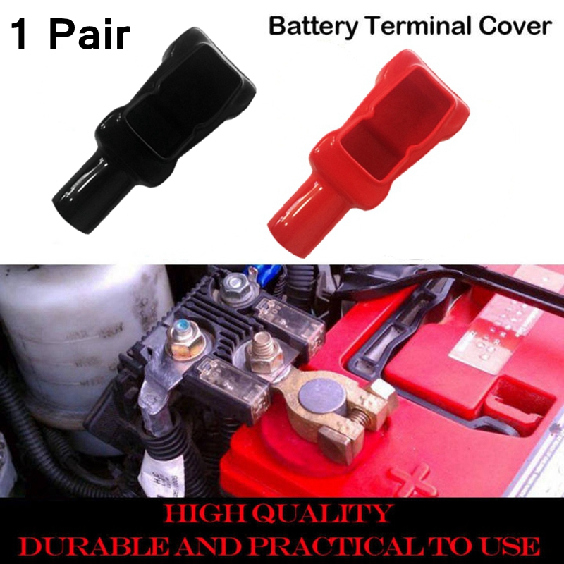 LST 2PCS Car Battery Terminal Insulation Clamp Clips Battery Pole ...