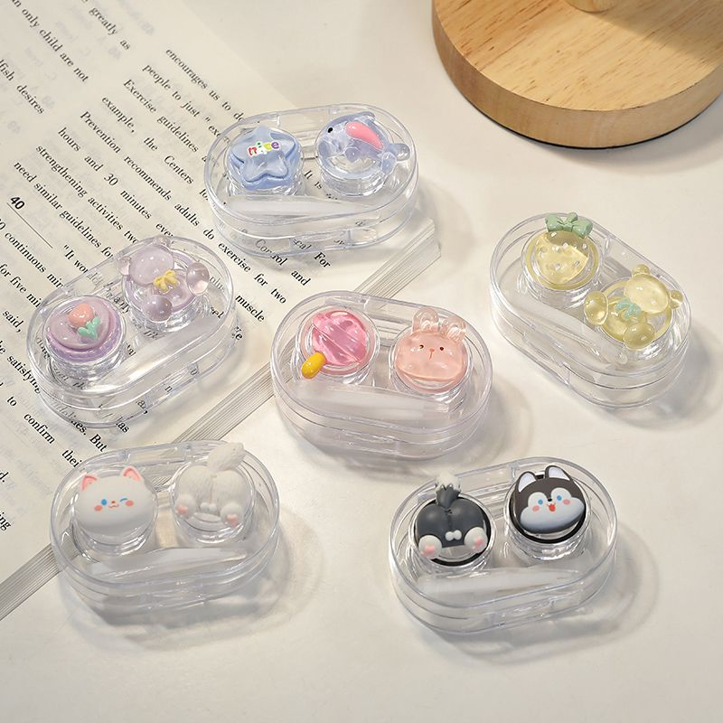 ksseye Contact Lens Case DIY Portable Contact Lens Case Myopia Beauty ...
