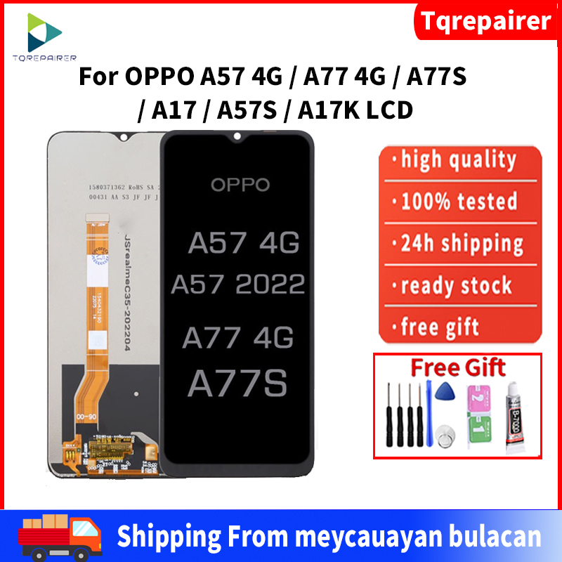 [Tqrepairer ]Original For OPPO A57 4G / A77 4G / A77S A17 A57S A17K LCD ...