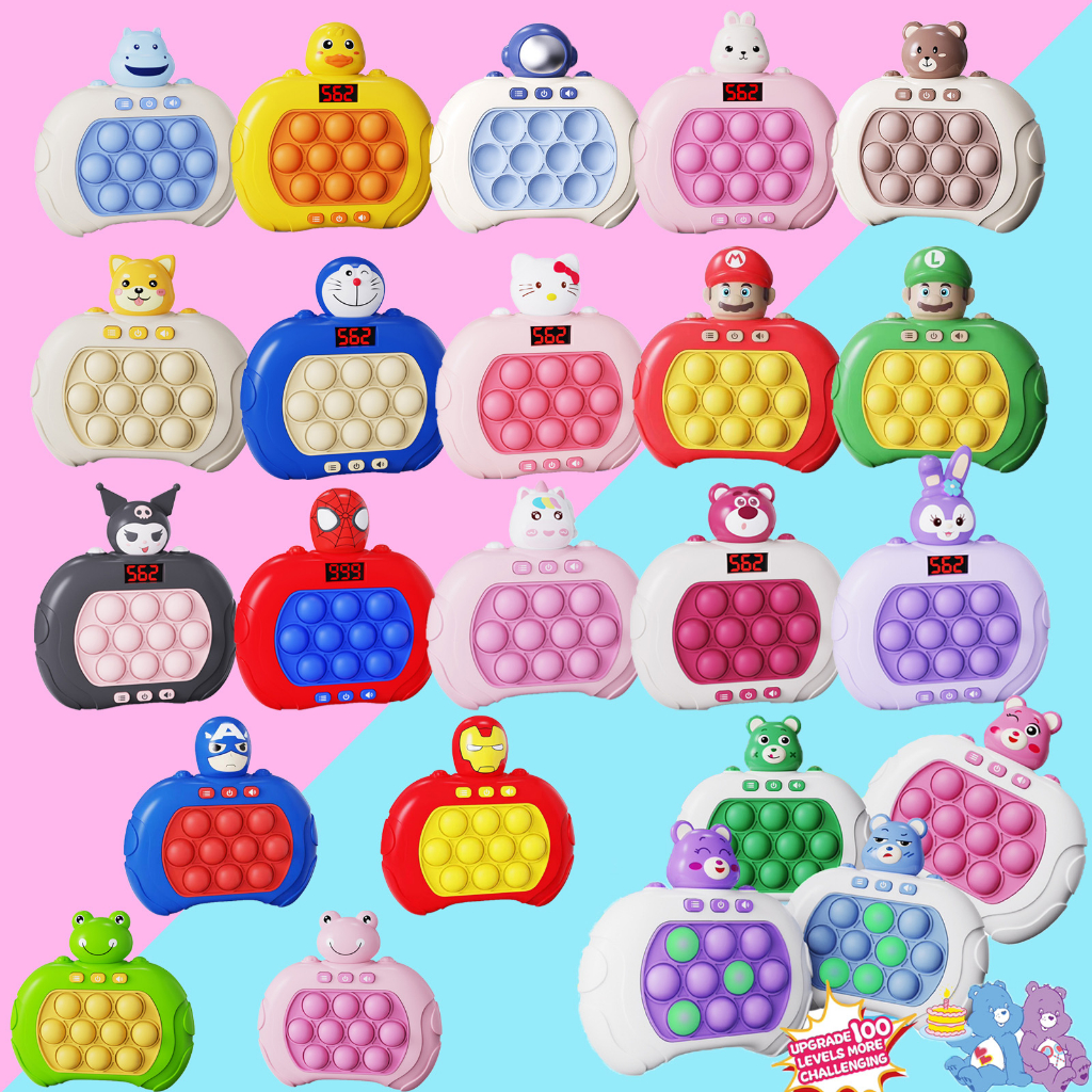 [Ready Stock] Pop It Game Machine V3 Quick Push 999lv Kids Toys ...
