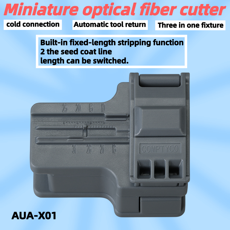 COMPTYCO AUA-X01 MINI Optical Fiber Cleaver Automatic Tool Return FTTH ...