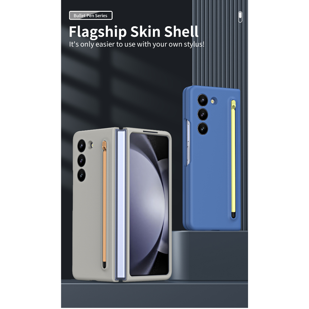 Samsung ZFold6 Fold5 Fold4 Fold3 mobile phone case with stylus tempered ...