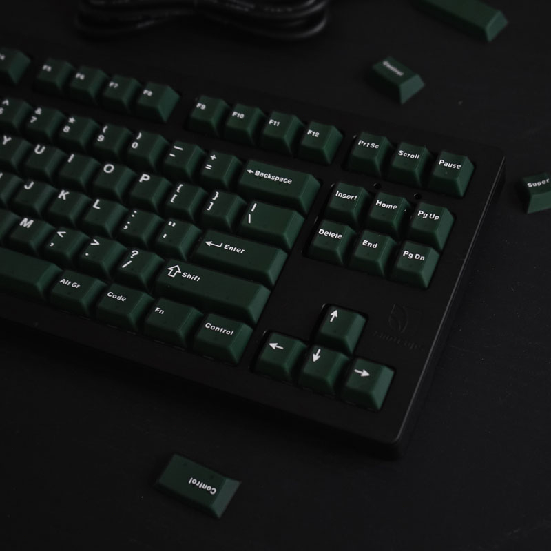 PYGA emerald Translucence 114 Keys Keycaps Cherry Profile DOUBLE SHOT ...