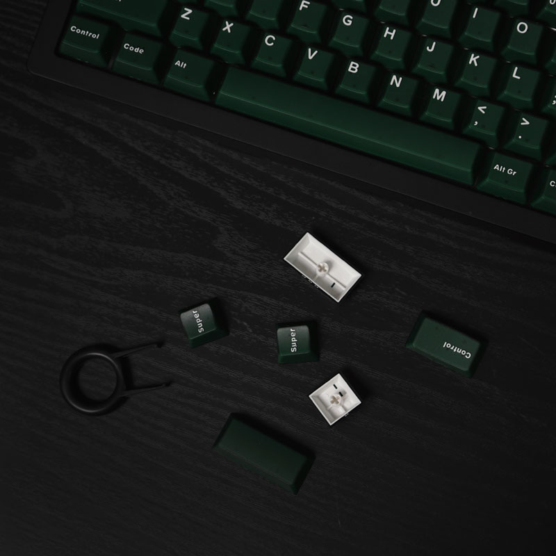 PYGA emerald Translucence 114 Keys Keycaps Cherry Profile DOUBLE SHOT ...