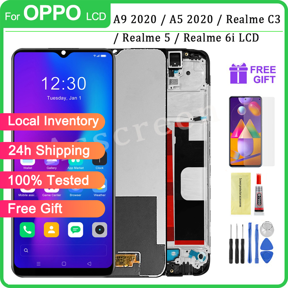 Original LCD for Oppo A9 2020 / A5 2020 / Realme C3 / Realme 6i / A31 ...