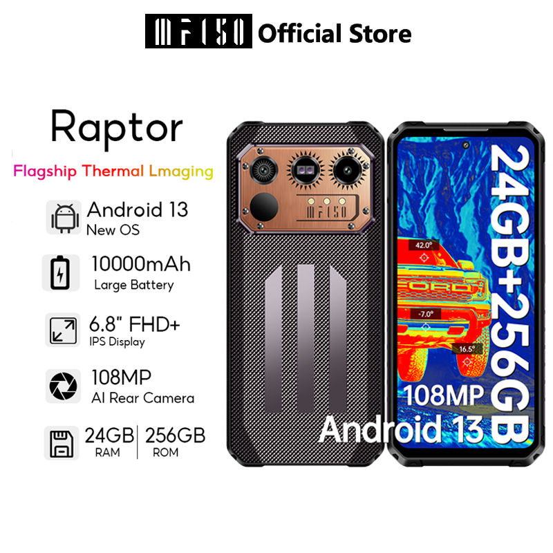 IIIF150 Raptor G99 6.8'' HD+ 120Hz 10000mAh 24GB+256GB 108MP Thermal ...