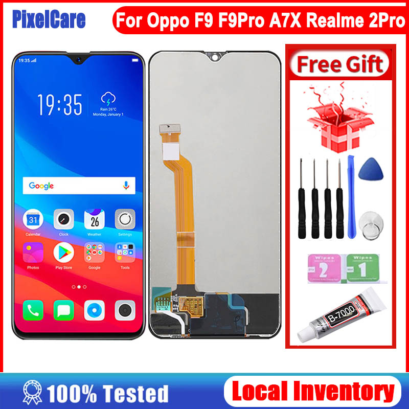 Pixelcare LCD With Frame For OPPO F9 / F9 Pro / F11/F11 Pro/A7X ...