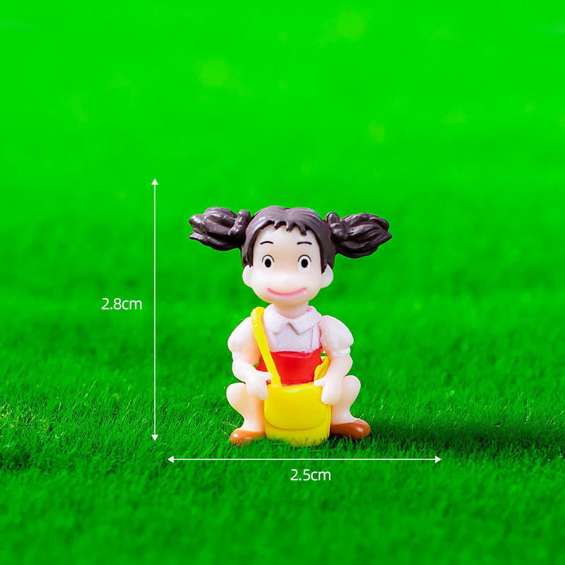6 Style 2.2-3.5cm Anime My Neighbor Totoro May Mini Pvc Model Mei ...