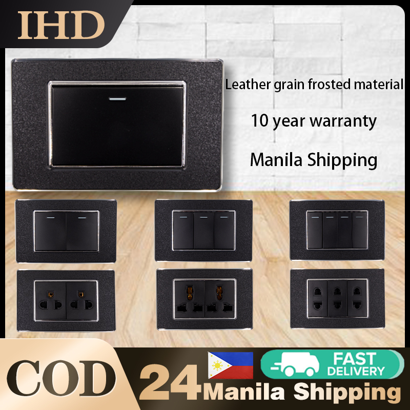 FRM Switch Socket Acrylic Frosted Multifunctional Switch Socket Switch ...