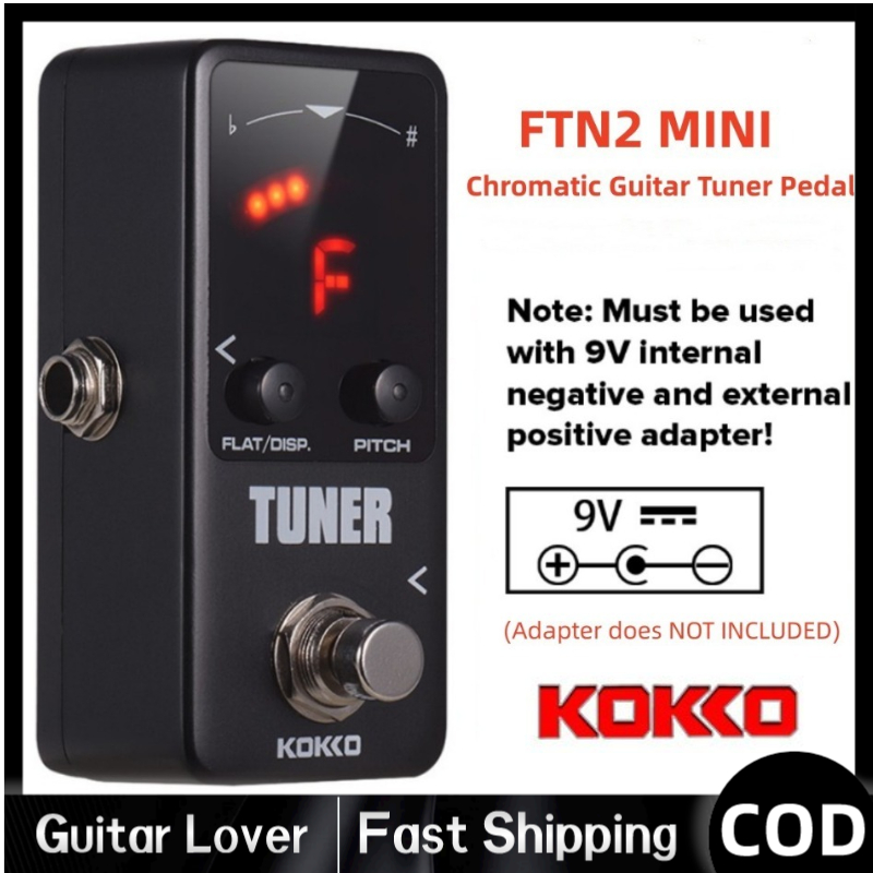 [COD] KOKKO FTN2 MINI Chromatic Guitar Tuner Pedal with LED Display ...