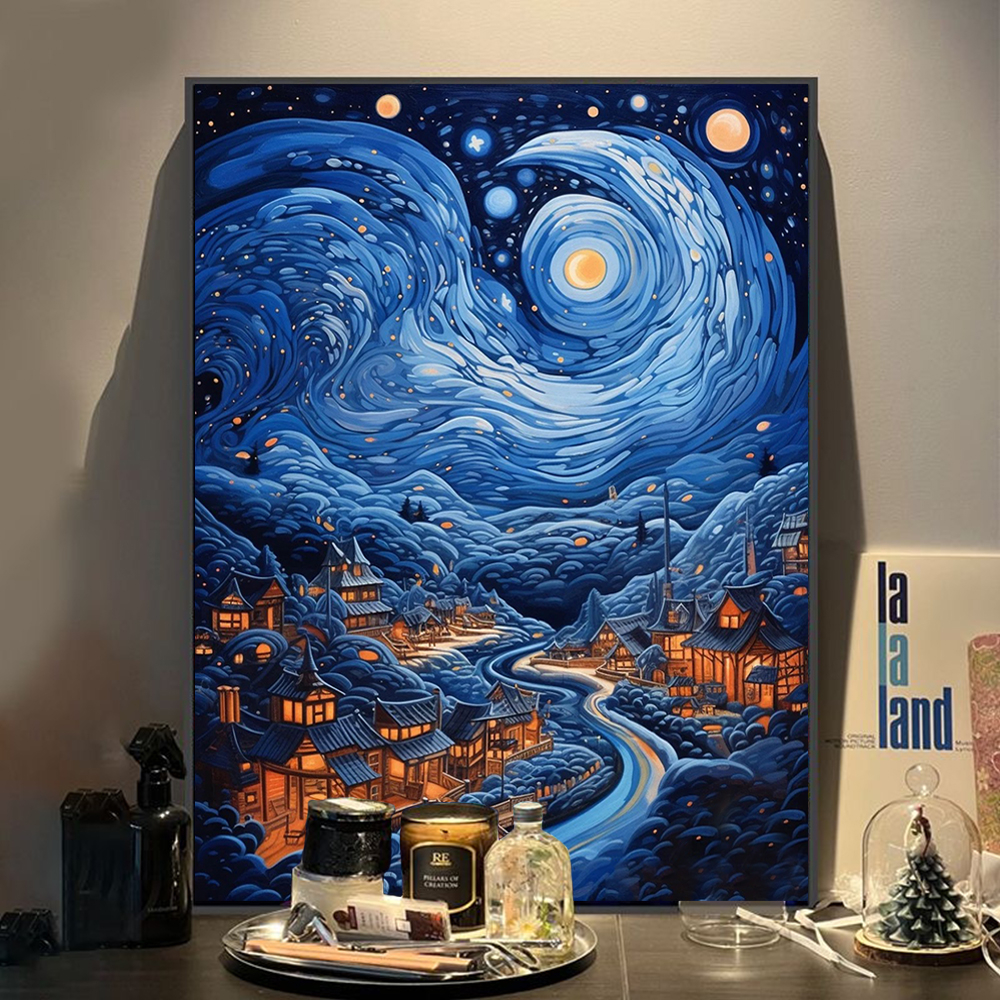 DROFE paint by number starry sky painting by numbers diy painting ...