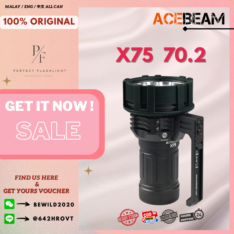 Perfect Flashlight X75 Brightest Power Bank Flashlight | Shopee Philippines