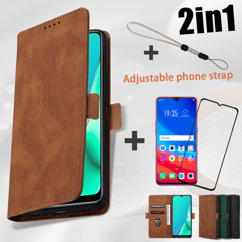 Luxury Leather Flip Case 2 IN 1 For OPPO A5 2020/A9 2020 A11X with ...