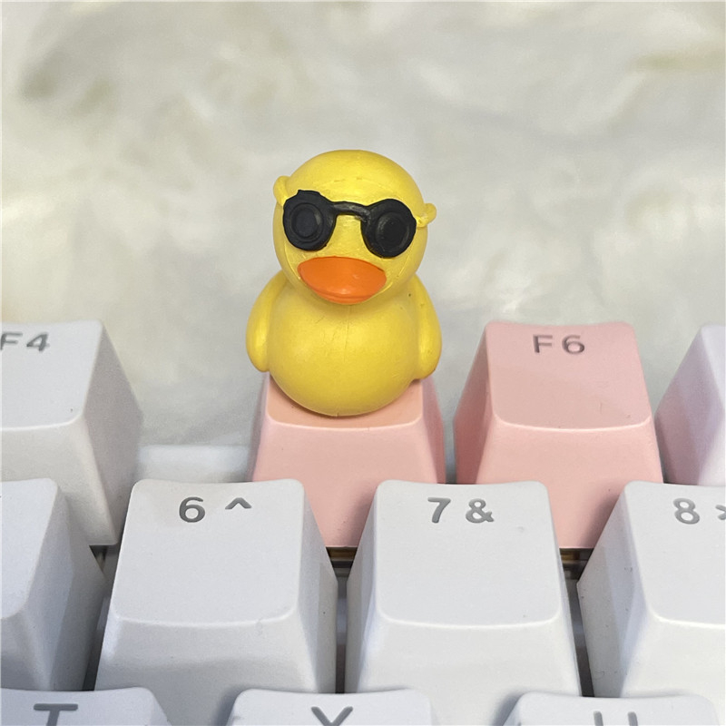 Cartoon Duck Cross Mechanical Keyboard Keycap ESC Replacement ...