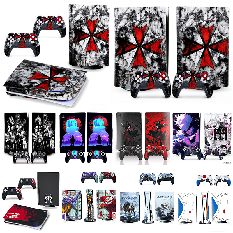 PS5 Skin Sticker Compatible with PlayStation 5 Disk Edition or ...