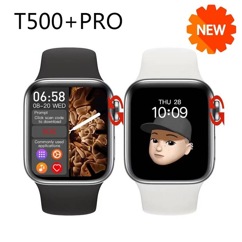 T500+Pro Smart Watch Men Women Bluetooth DIY dial Smart Watch Heart ...