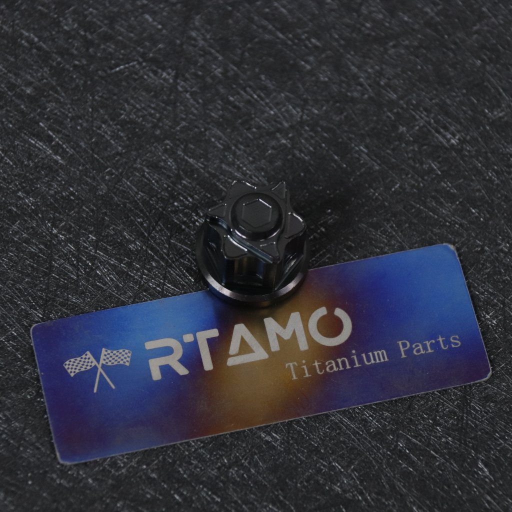 RTAMO Titanium Gr5 Front Axle Nut For Nmax Aerox Mio Mio i 125 Mio Soul ...