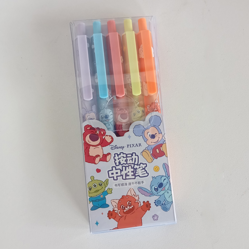 Miniso MINISO MINISO Disney Furry Season Series 5 Gel Pen Set 0.5mm ...