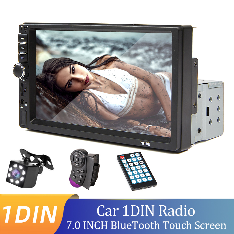 Central Multimedia Automotive 1 Din MP5 Bluetooth With Touch Screen USB/AUX/TF 7 Inches ...