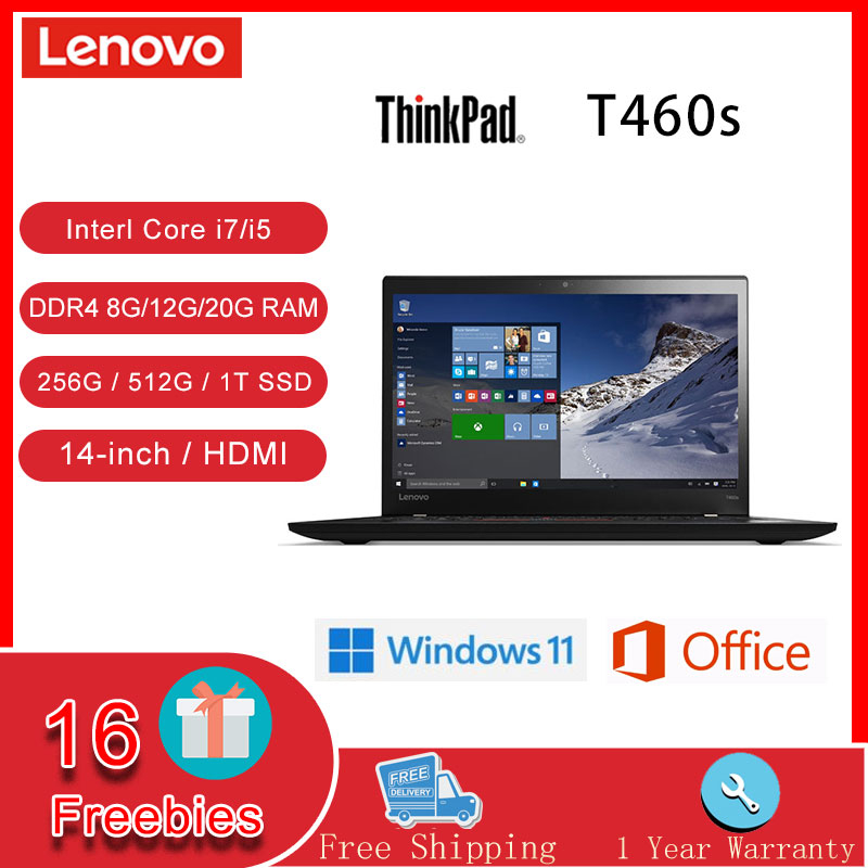 Lenovo ThinkPad T460s Laptop Intel Dual/Quad-Core i5/i7 8G/12G/20G DDR4 ...