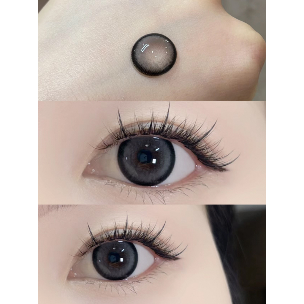 1 Pair Large Diameter Year Throwing Natural Color Contact Lenses Daily ...