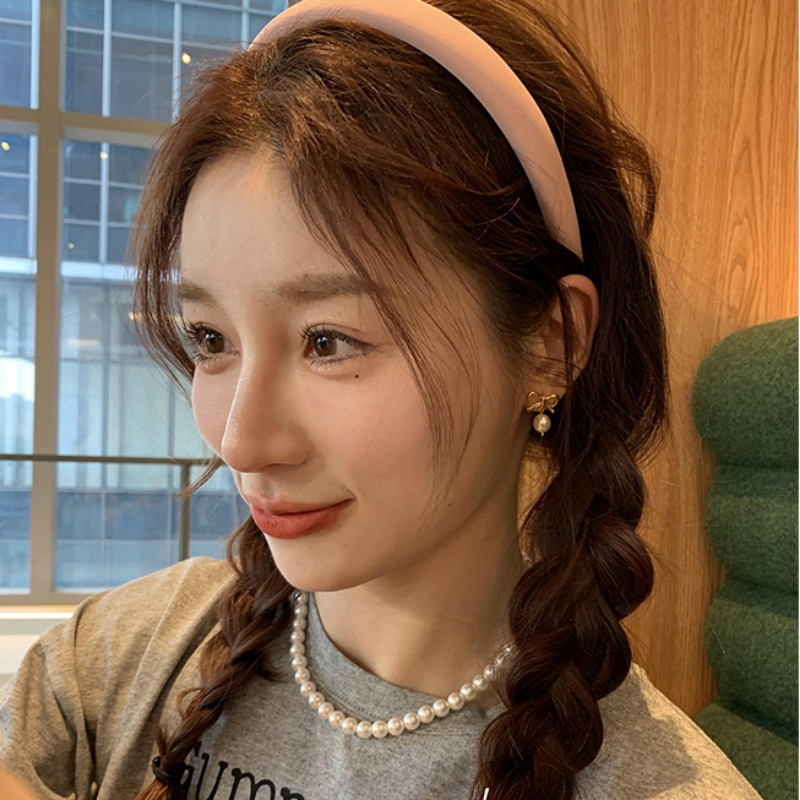 Happy New Year Chinese Red Hair Hoop Head Hoop Headband Wide Edge ...