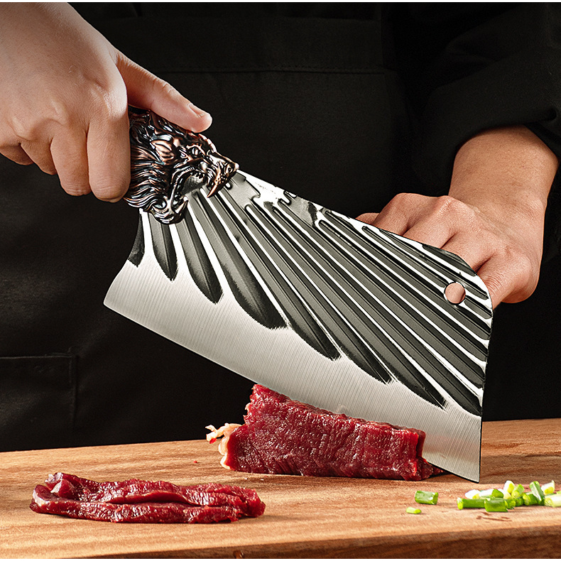 Japanese Chef's Knife kitchen Cooking Knives Handmade High Carbon Steel ...