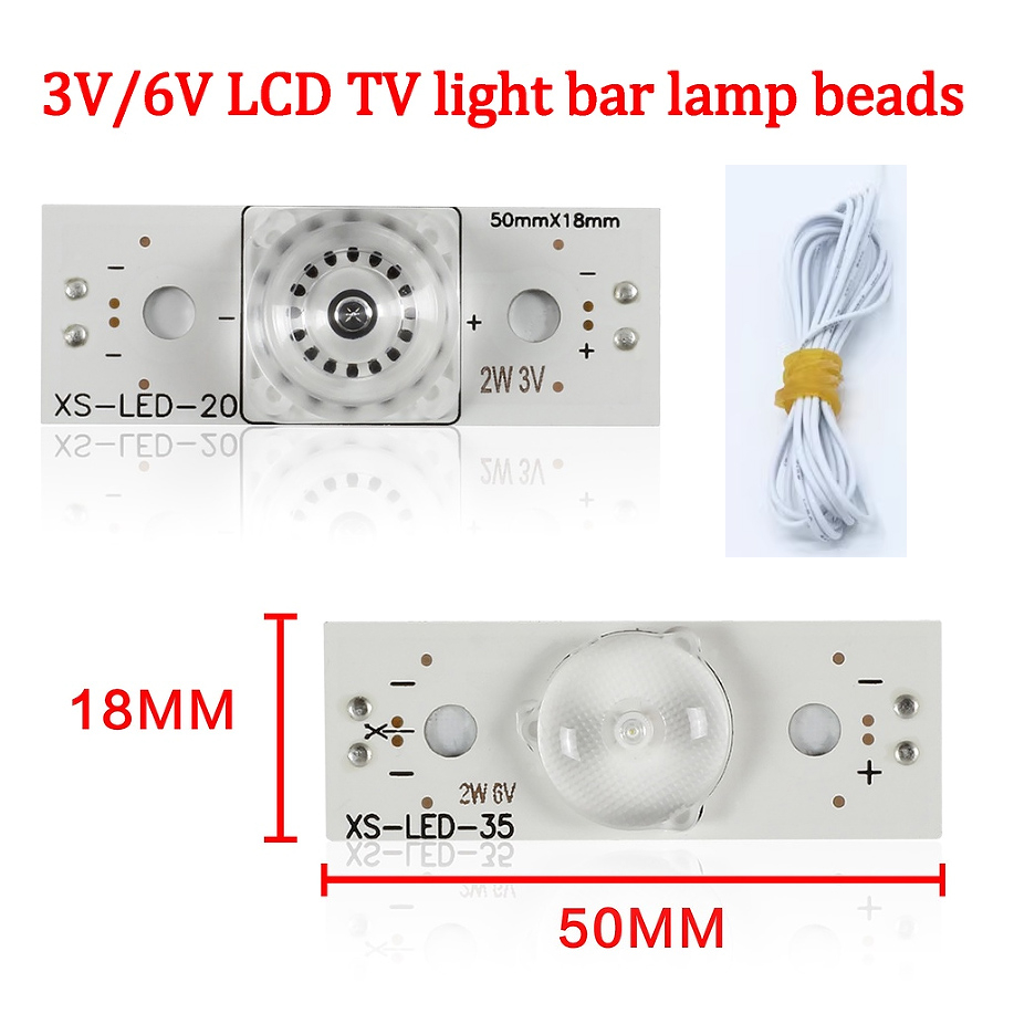 (send 1pc free 2m wire) 20pcs/set Aluminum substrate 3V/6V LED concave ...