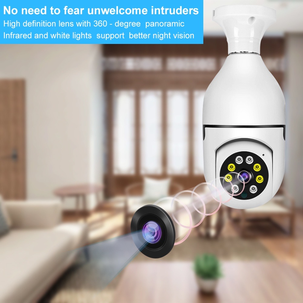Home Security Camera CCTV Camera Monitor Panoramic Wi-Fi Connect To ...