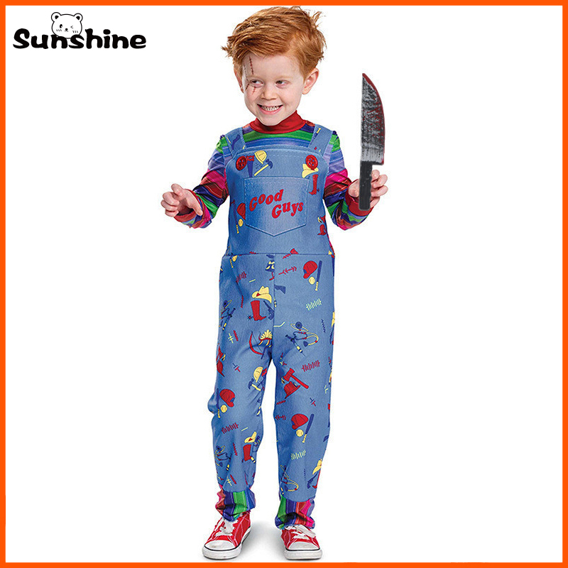 Chucky Cosplay Costume for Kids Boys Girls Child's Play Toddler Chucky ...