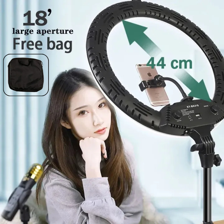 6 inch/ 8 inch/14 inch/ 18 inch LED ring light with stand and phone ...