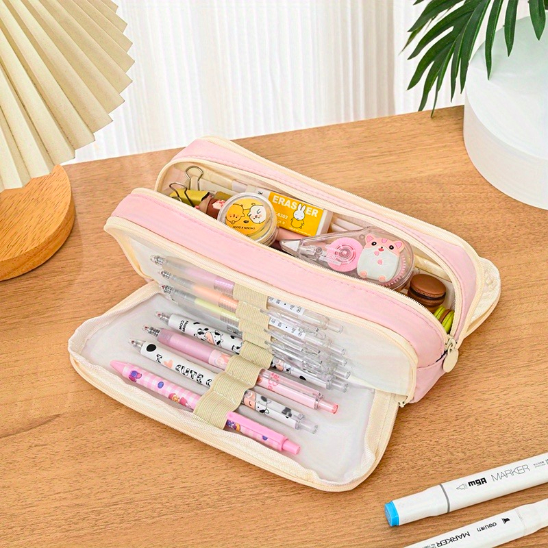 Multi-Compartments Student Pencil Case Pouch Large Capacity Pen Pencil ... Multi-Compartments Student Pencil Case Pouch Large Capacity Pen Pencil ...