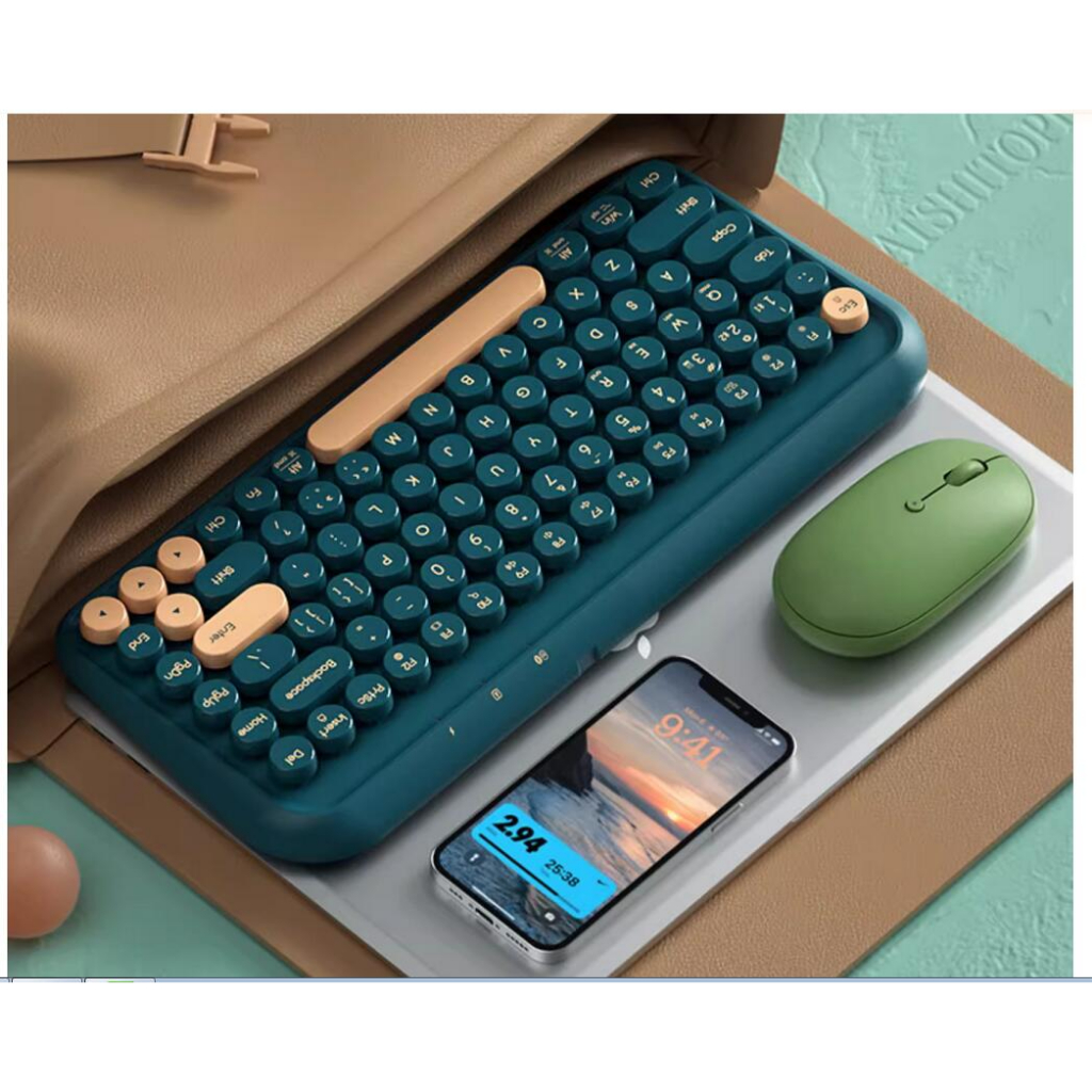 Bow Wireless Three-Mode Keyboard Mouse Set Can Connect Three Devices ...