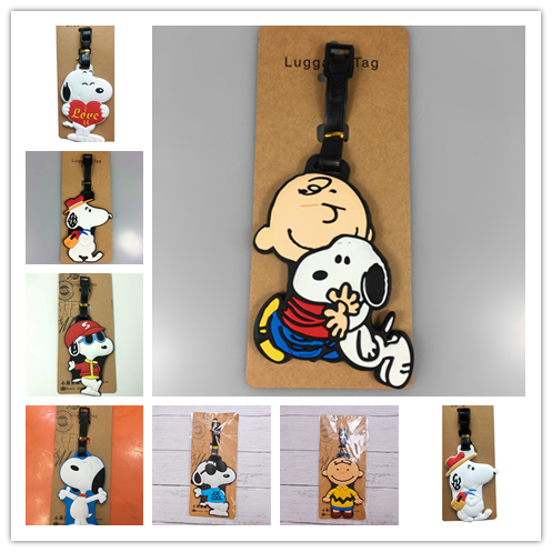 Snoopy Luggage Tag Boarding Pass Luggage Tag Ornament Name Tag | Shopee ...