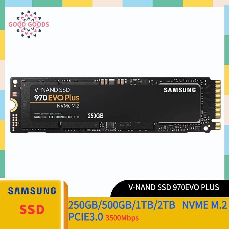Samsung V-NAND SSD 970EVO PLUS 250G500GB1TB2TB NVME M.2 3500Mb/s PCIE3.0 | Shopee Philippines